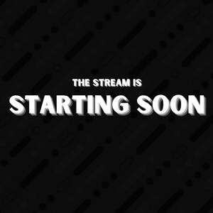 Fully Customizable Minimal Black Streaming Overlays *includes 7 Screens ...
