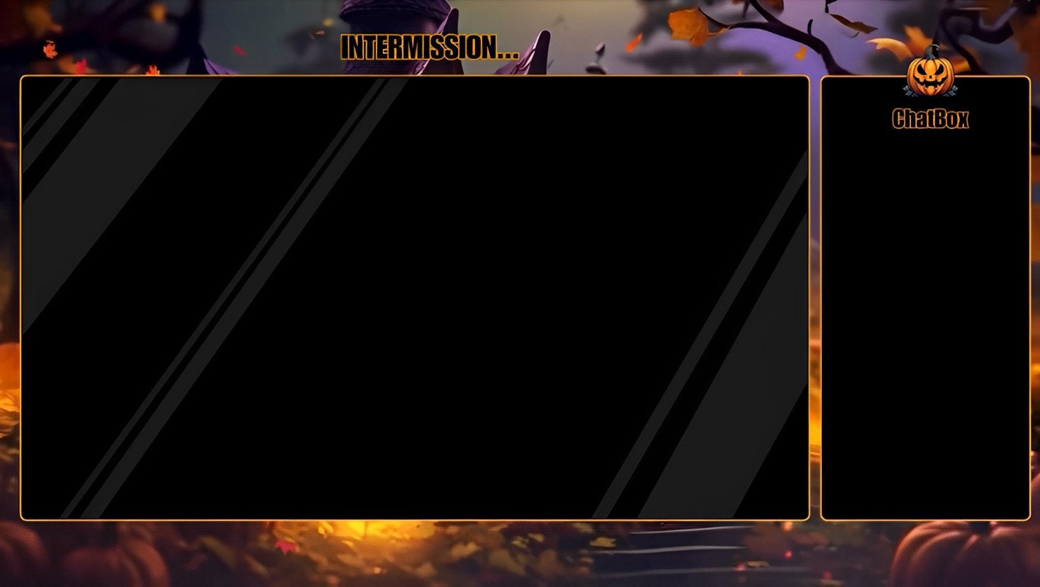 Halloween Stream Overlays Animated Stream Screens Halloween Style ...