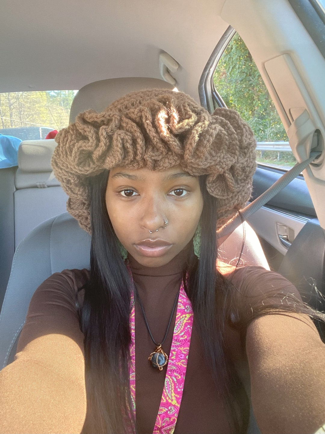 PDF Crochet Ruffle Hat PATTERN - Etsy