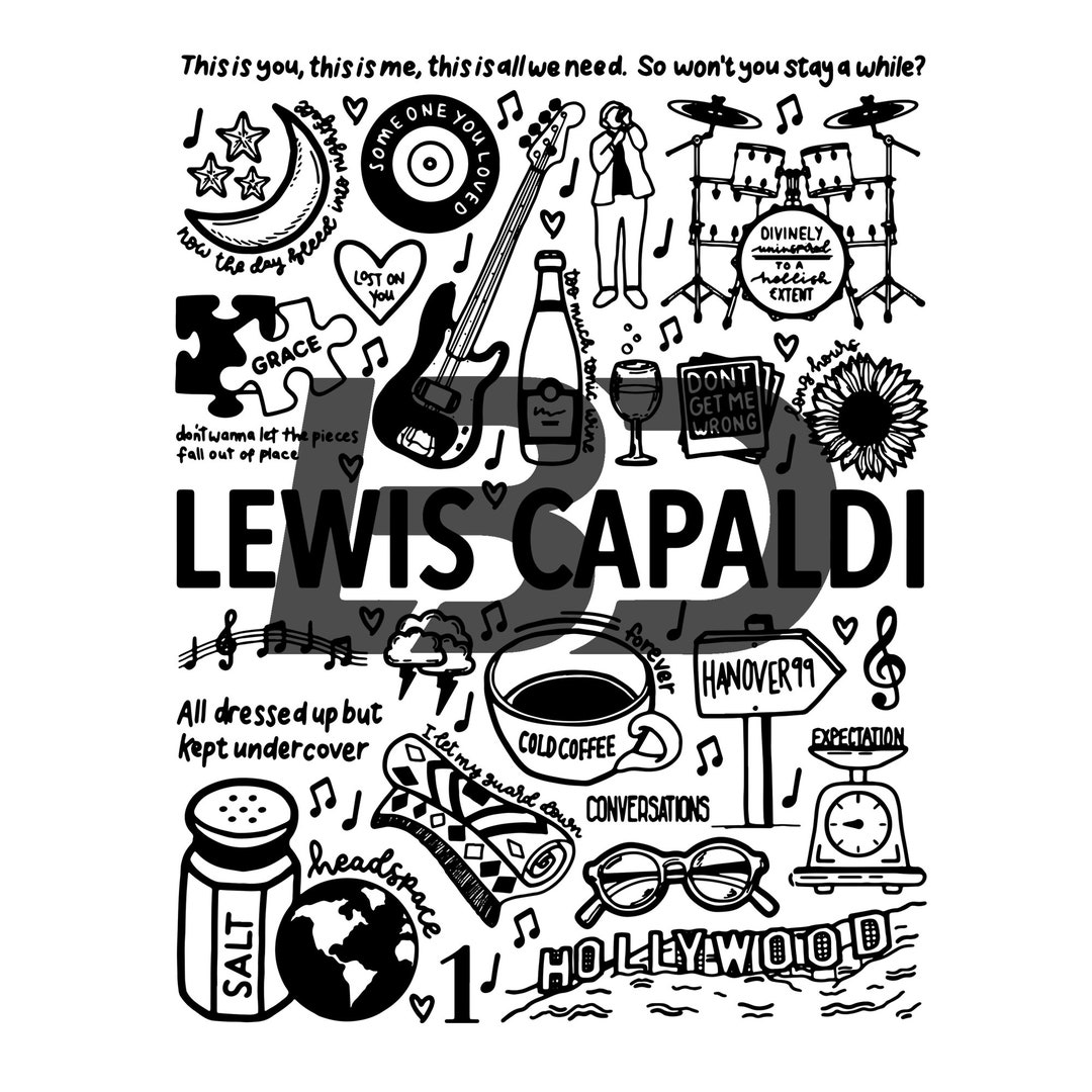 Lewis Capaldi Lewis Capaldi File PNG Lewis Capaldi File SVG - Etsy.de
