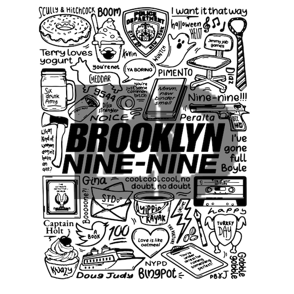 Brooklyn 99 - Etsy