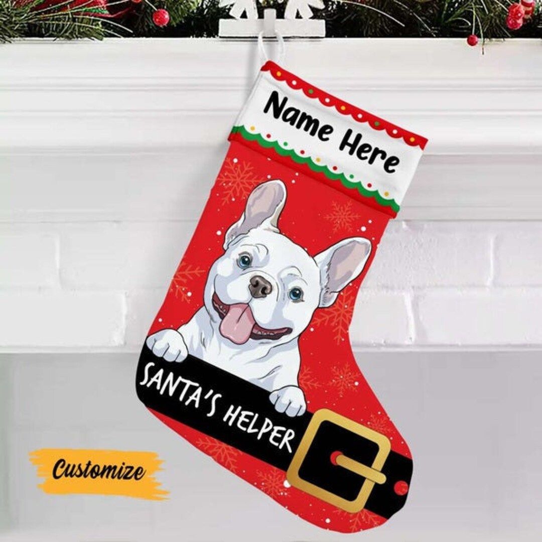 Personalized Christmas Dog Stockings Puppy Christmas - Etsy