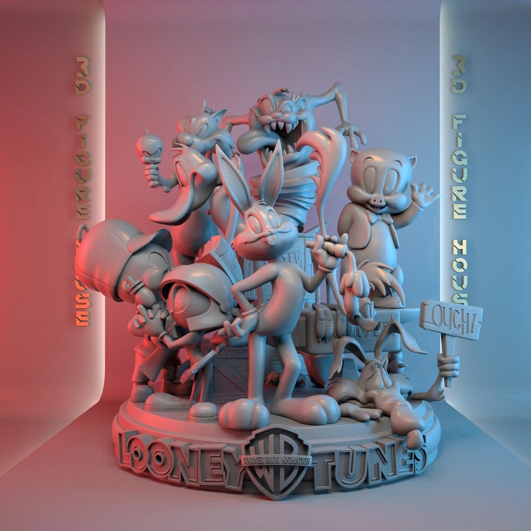 Premium Stl Files High Quality 3d Printer Files Stl Comic Video Game Movie Characters Statues Etsy