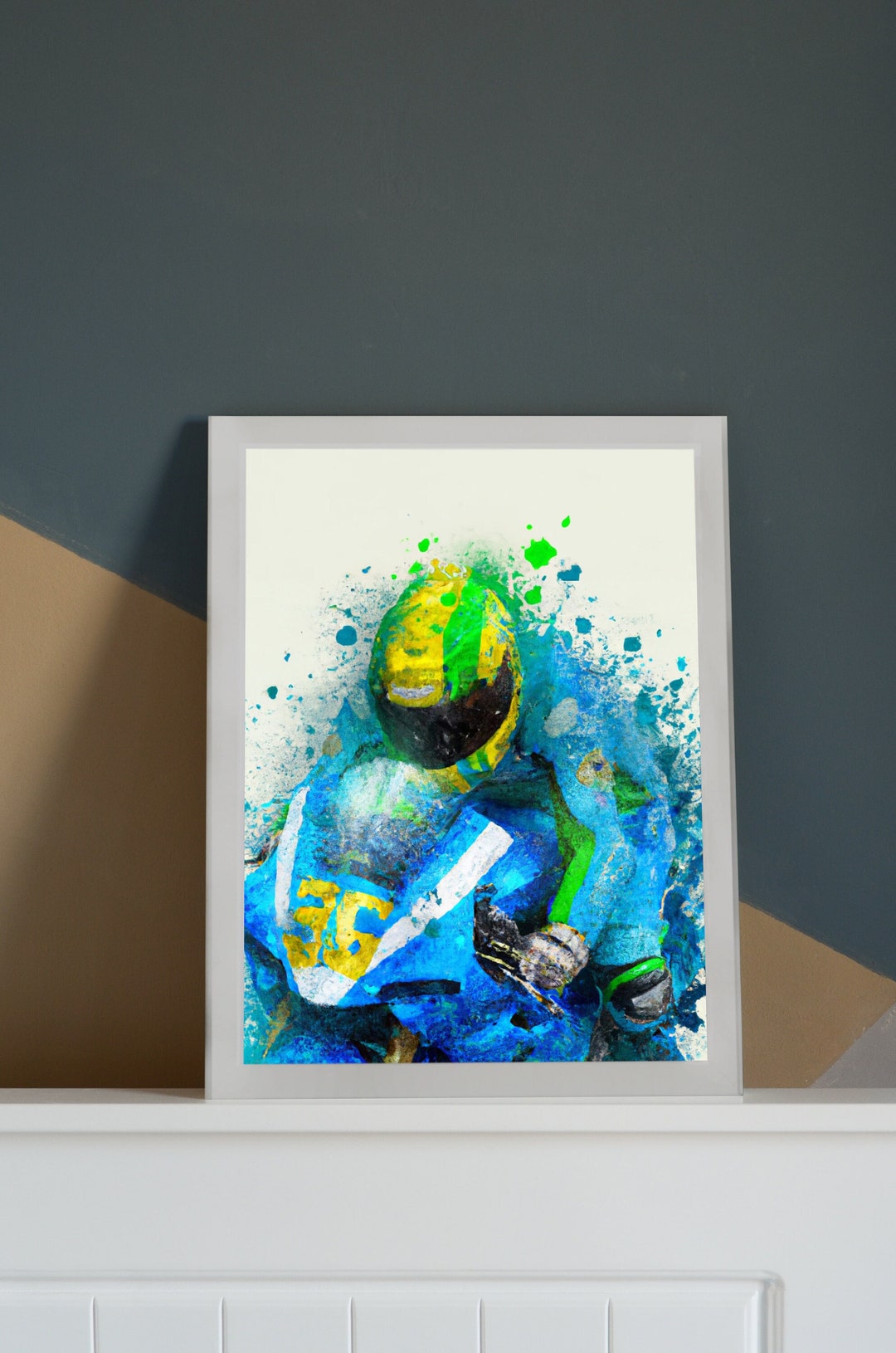 Moto GP Race Poster - Etsy