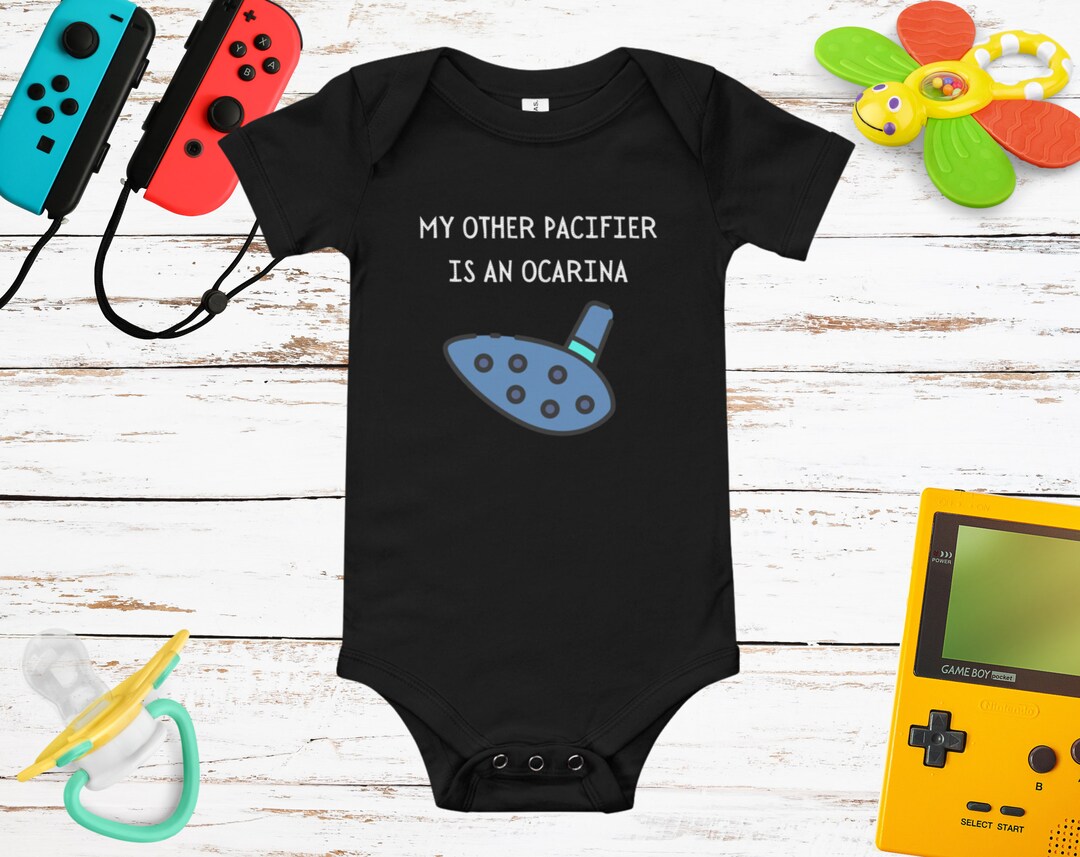 Zelda Themed Baby Onesie® - My Other Pacifier is an Ocarina - Video ...