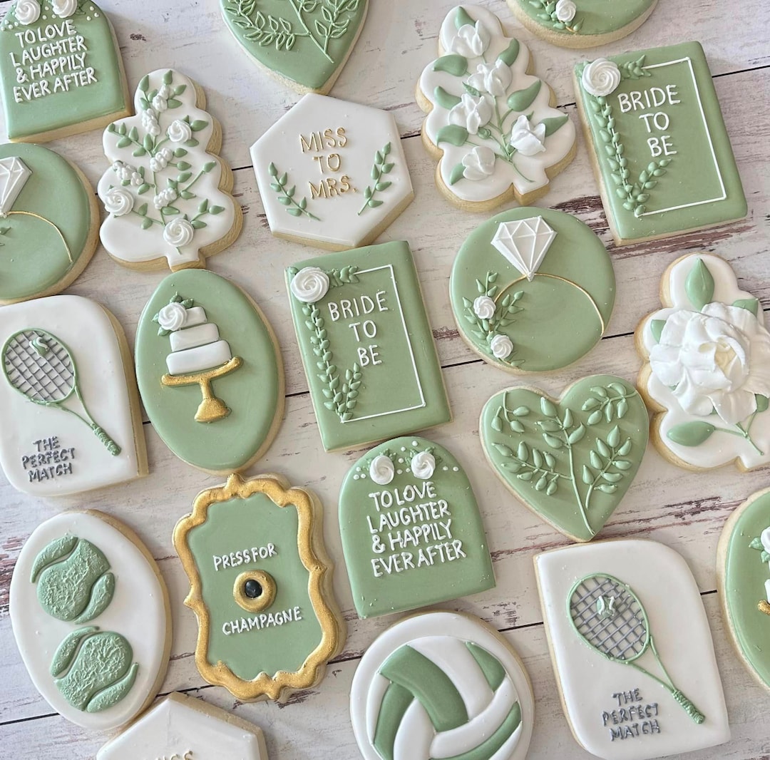 Bridal Shower Cookies, Wedding Shower Cookies, Wedding Cookies ...