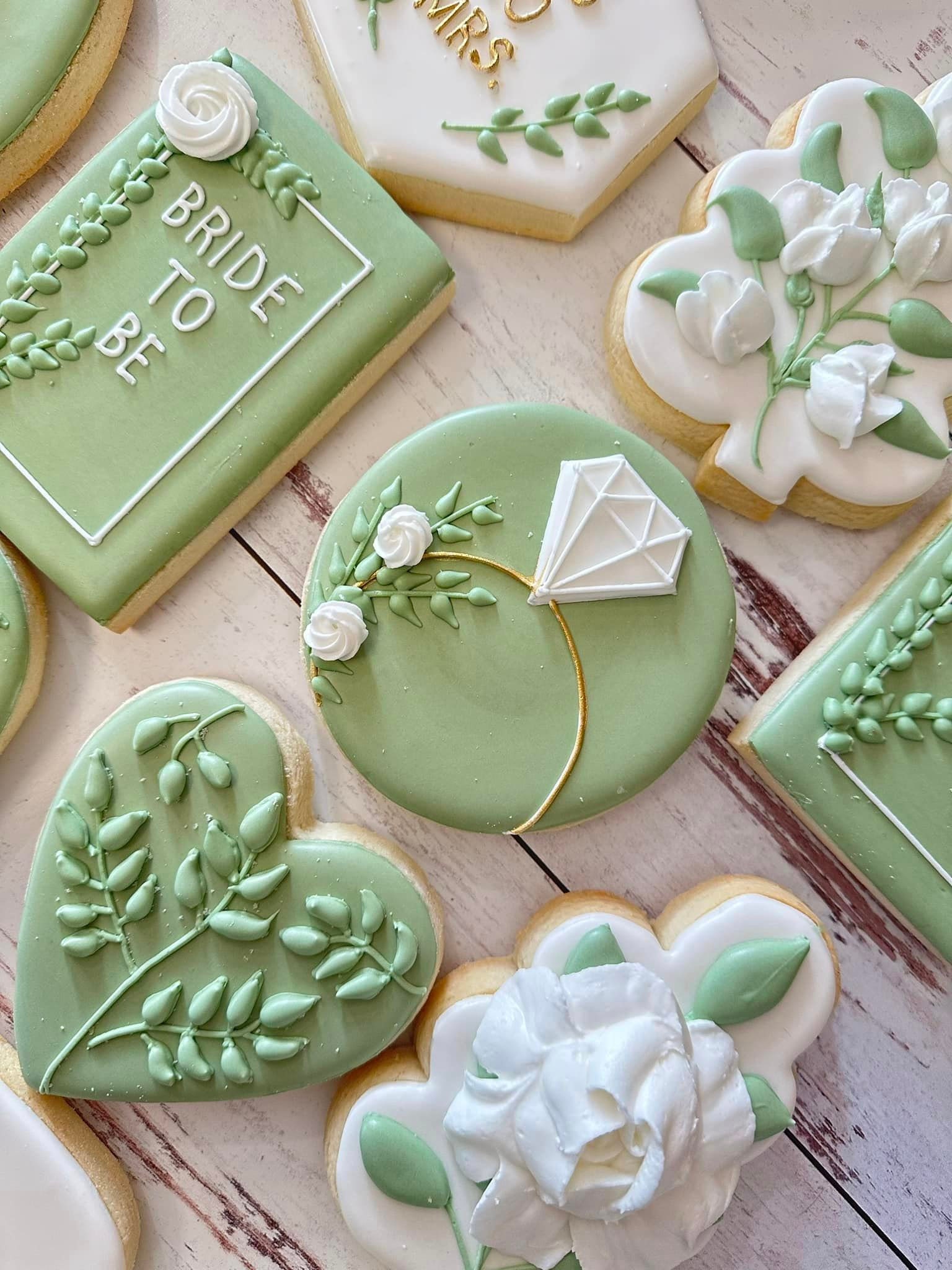 Bridal Shower Cookies, Wedding Shower Cookies, Wedding Cookies ...