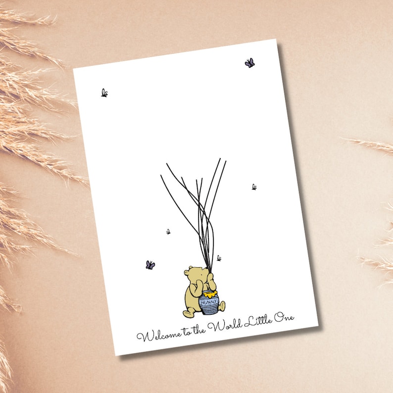 Winnie Baby Shower Guestbook | Instant Download | Print at Home | PDF ...