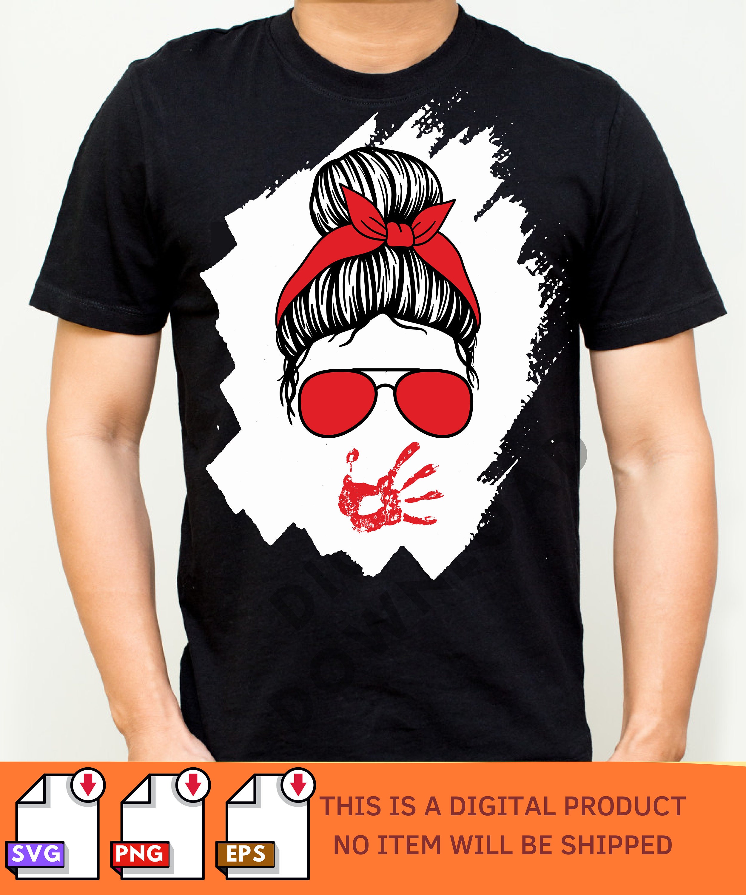 Mmiw Messy Bun Awareness: No More Stolen Sisters Svg Indigenous Girl ...