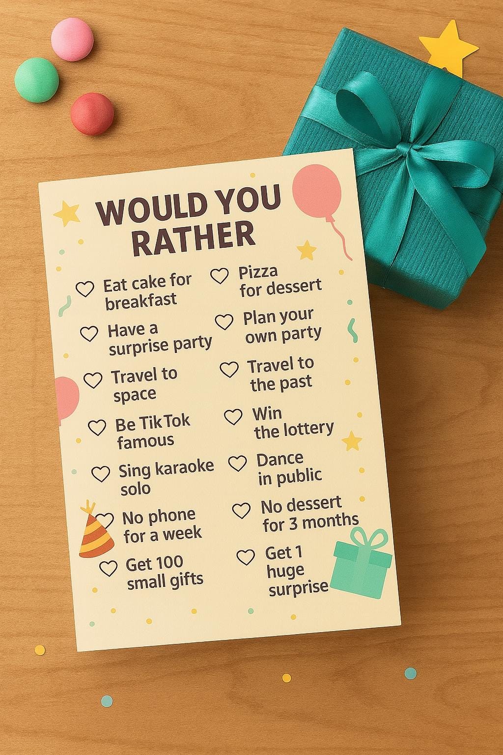 Birthday Celebration Games Set | Trivia, Memory Sharing, Phone ...