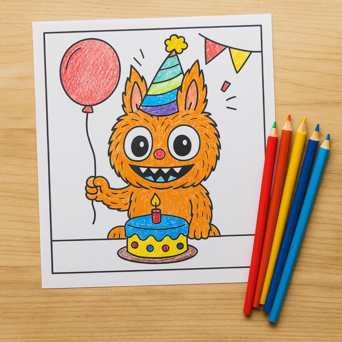 Labubu Coloring Pages Bundle – 50 Printable Coloring Pages (US Letter ...