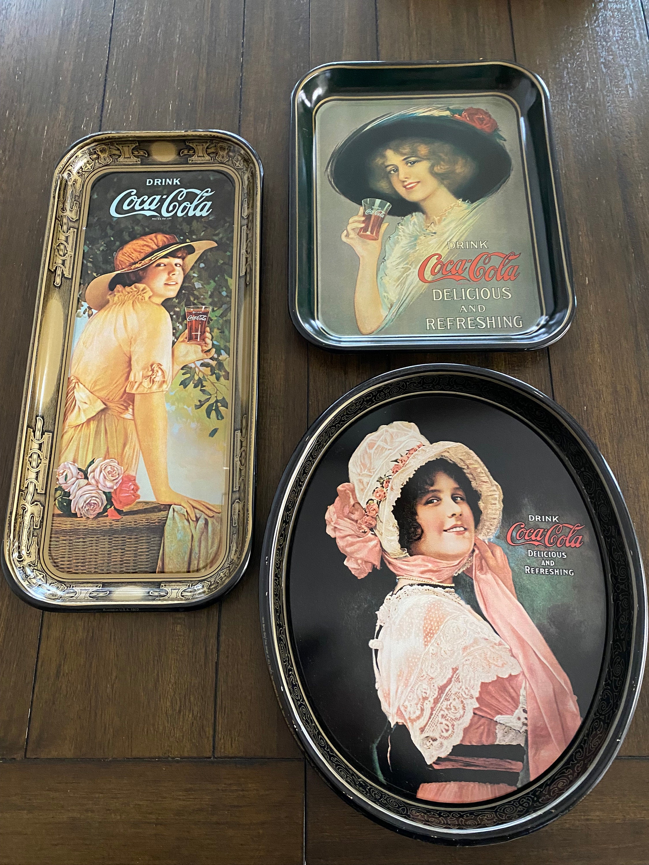 Vintage Coca Cola Trays - Etsy