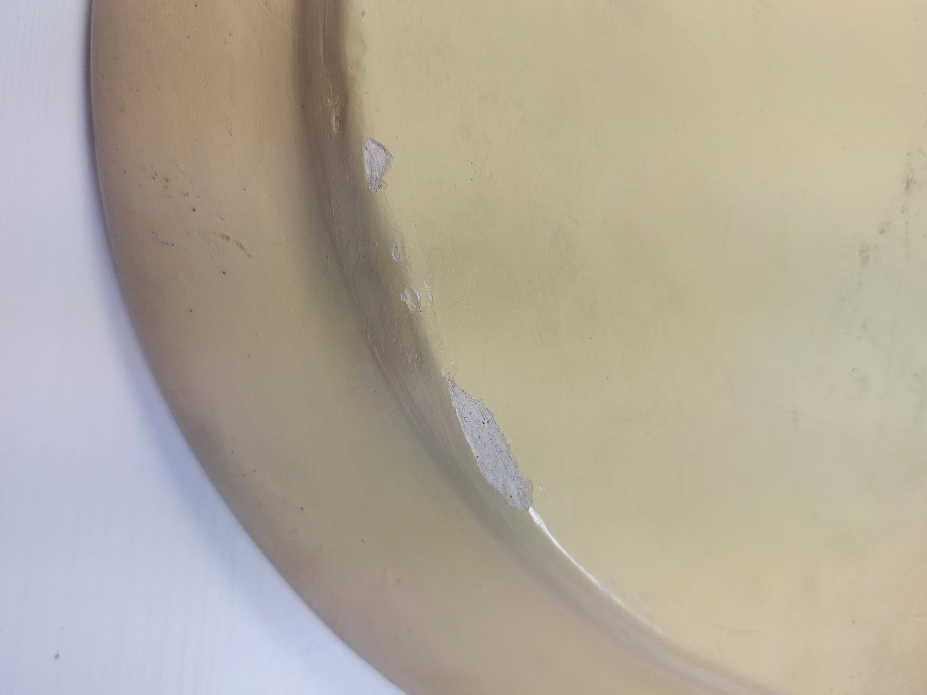 Very Large Vintage Chalkware Plate Vintage 3-D Chalkware Vintage ...