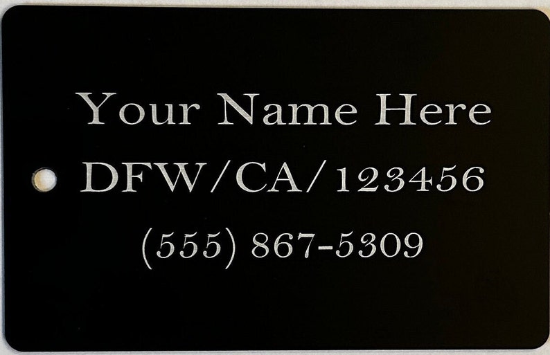 Laser Engraved Anodized Aluminum Luggage Tags - Spirit Airlines Crew - Etsy