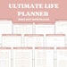 Pink Ultimate Life Planner Productivity Planner Printable - Etsy