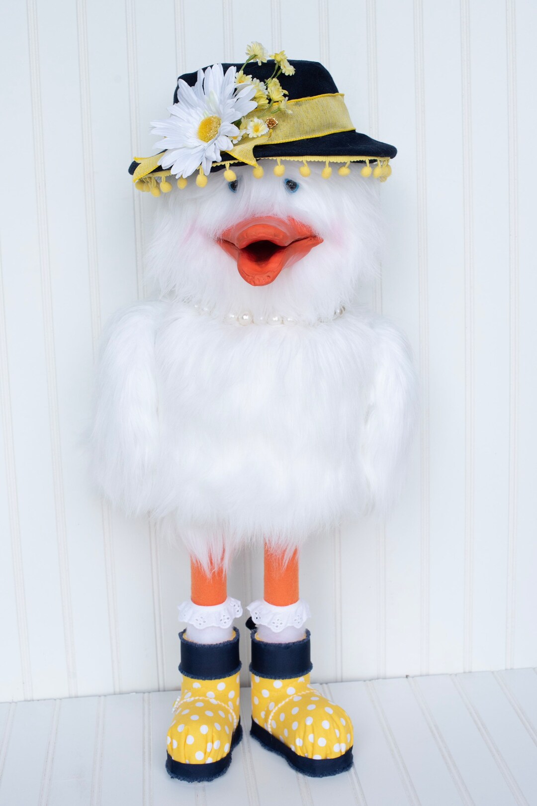 Spring Duck Decor, Easter Duck, Rain Boots Decor, Easter Duck Spring ...