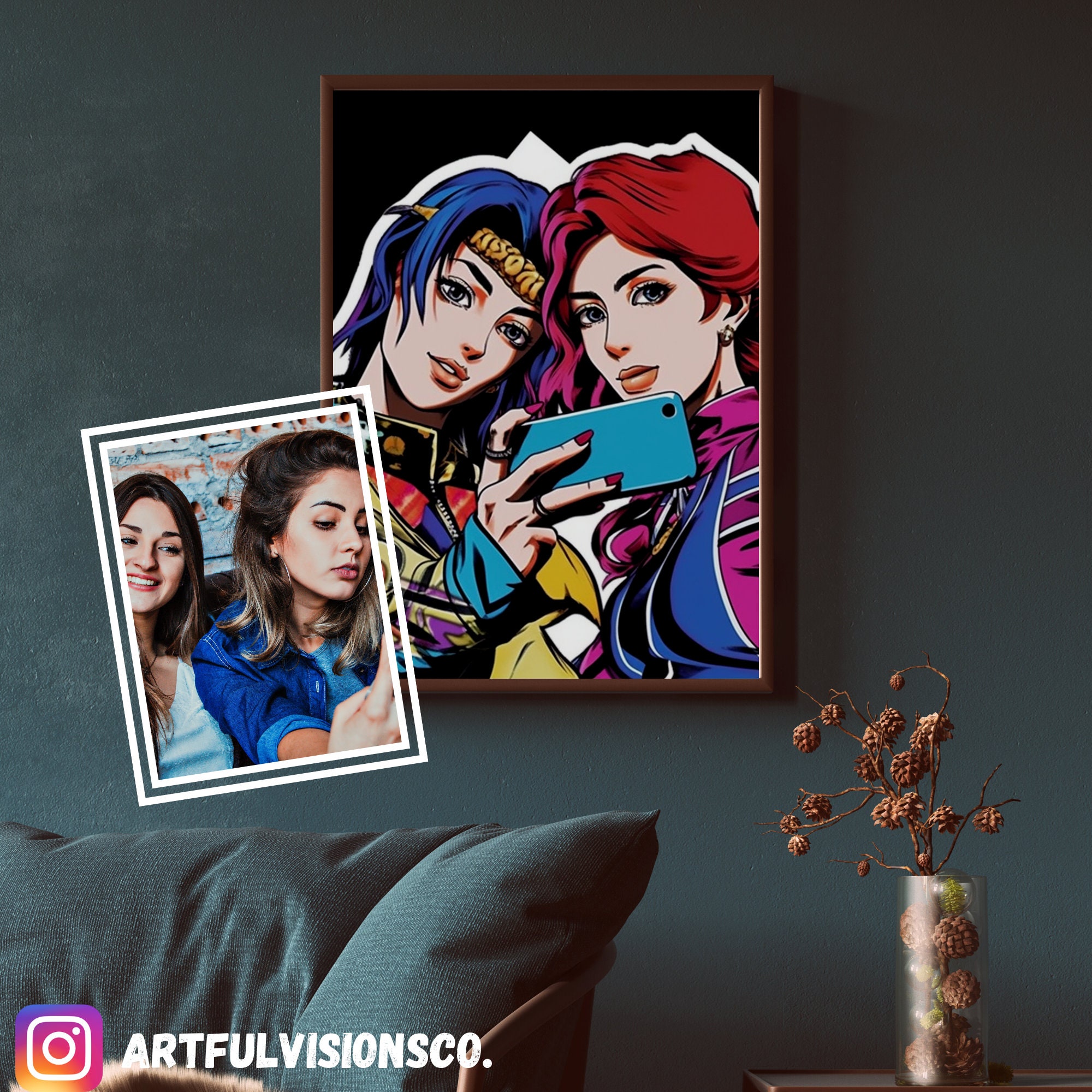 Custom Jojo Portrait for Friends Anime Portrait or Custom - Etsy