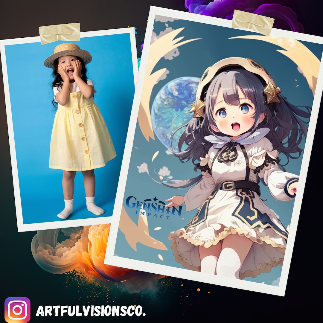 Custom Genshin Impact Portrait Custom Anime Portrait Birthday Present ...