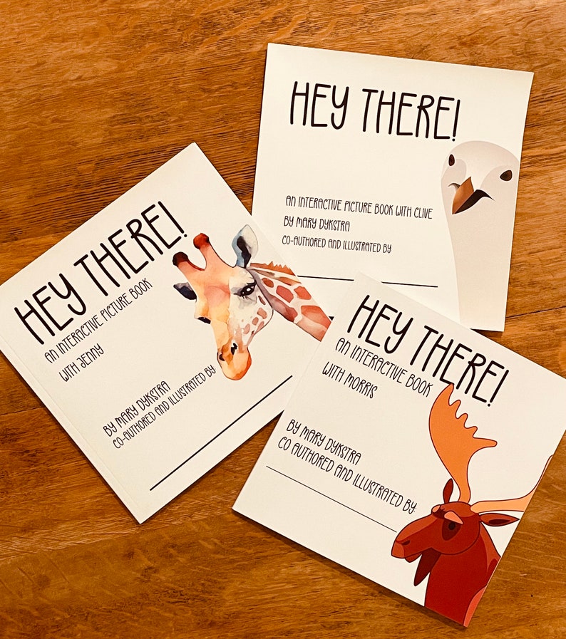 Hey There! an Interactive Picture Book With Jenny. Gift for Early ...
