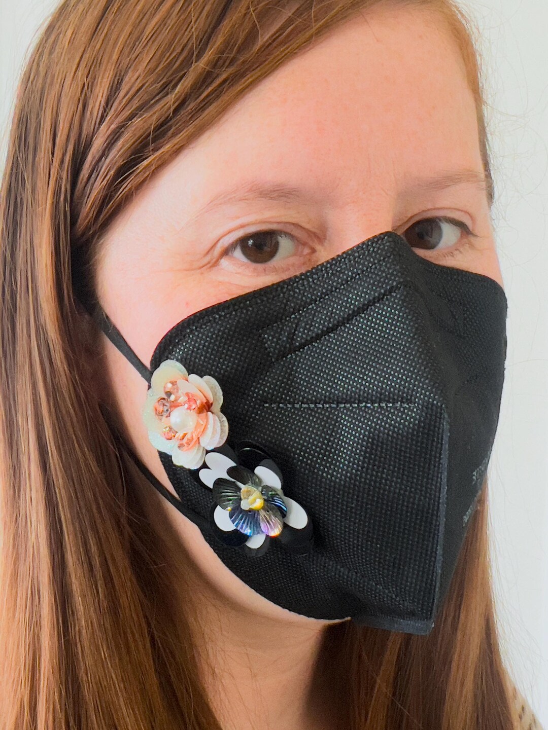 Reusable, Magnetic, Mask Embellishments, Mask Accessories, Floral ...