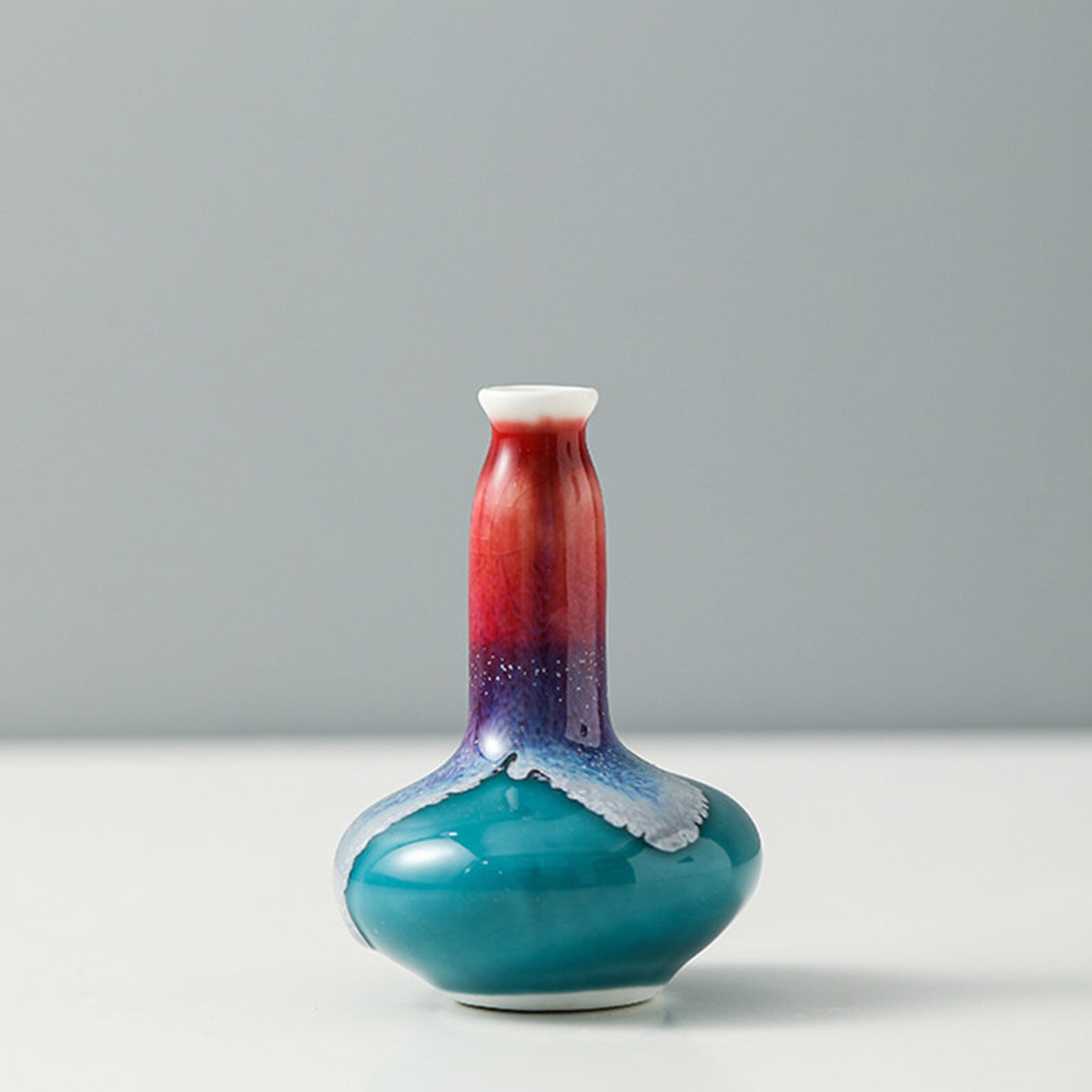 Unique Mini Ceramic Vasesglazed Vasetiny Vaseslittle Glazed - Etsy