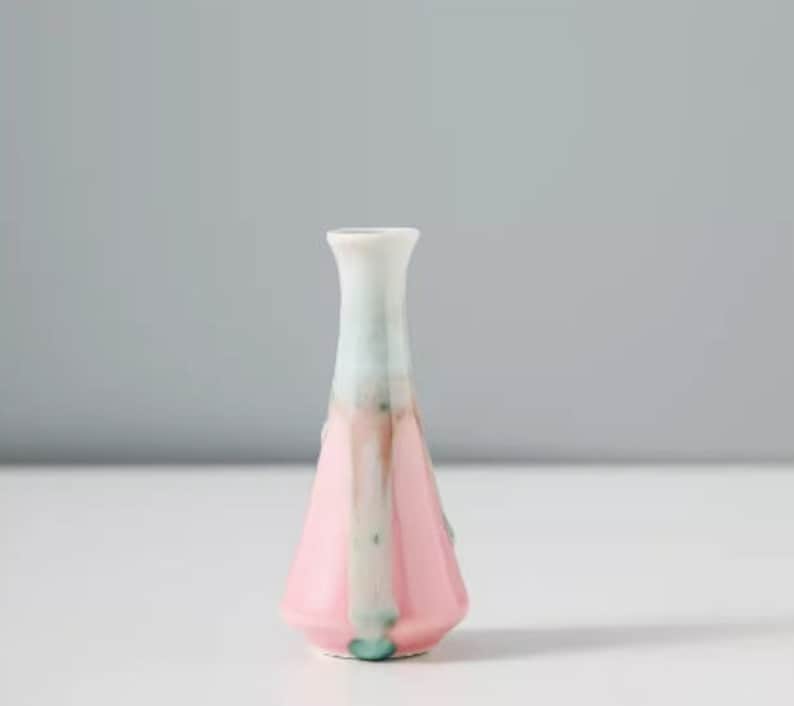 Unique Mini Ceramic Vases,glazed Vase,tiny Vases,little Glazed Ceramic ...