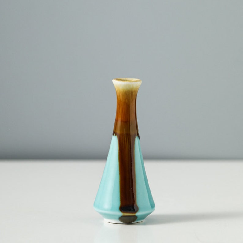 Unique Mini Ceramic Vases,glazed Vase,tiny Vases,little Glazed Ceramic ...