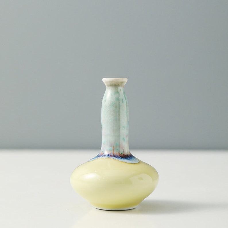 Unique Mini Ceramic Vases,glazed Vase,tiny Vases,little Glazed Ceramic ...