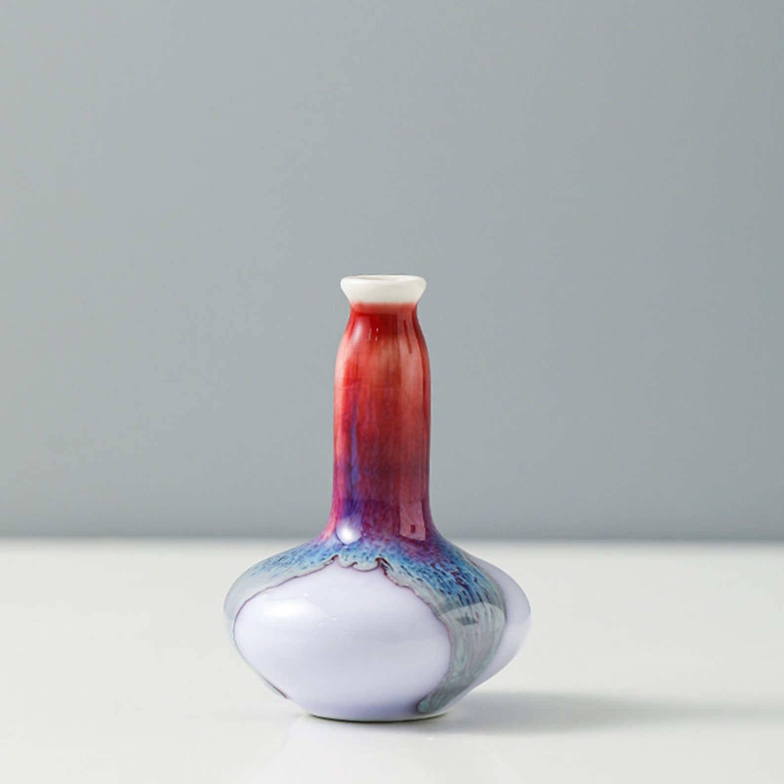 Unique Mini Ceramic Vasesglazed Vasetiny Vaseslittle Glazed - Etsy