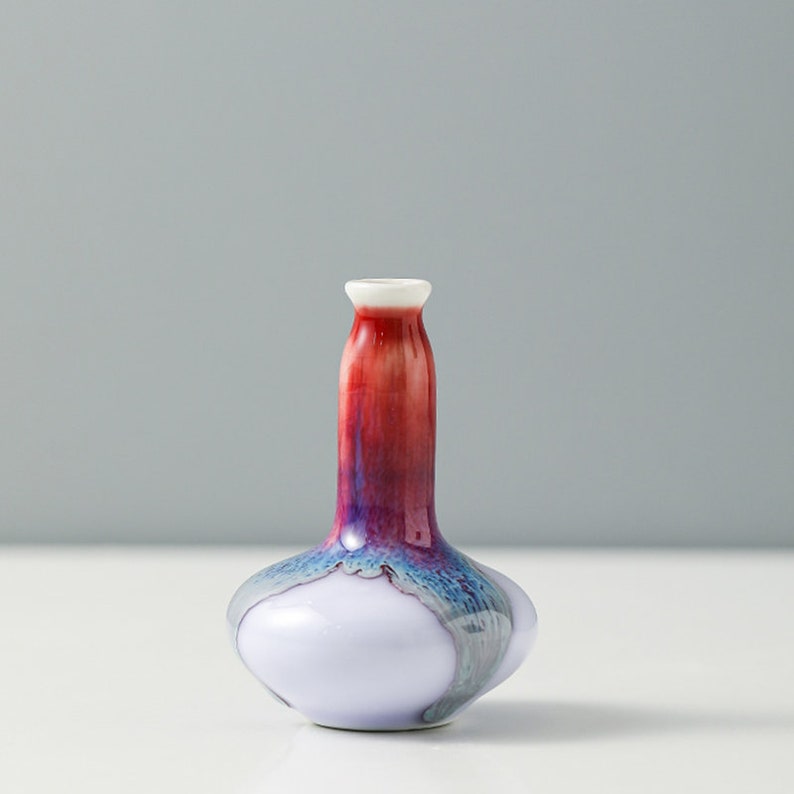 Unique Mini Ceramic Vases,glazed Vase,tiny Vases,little Glazed Ceramic ...