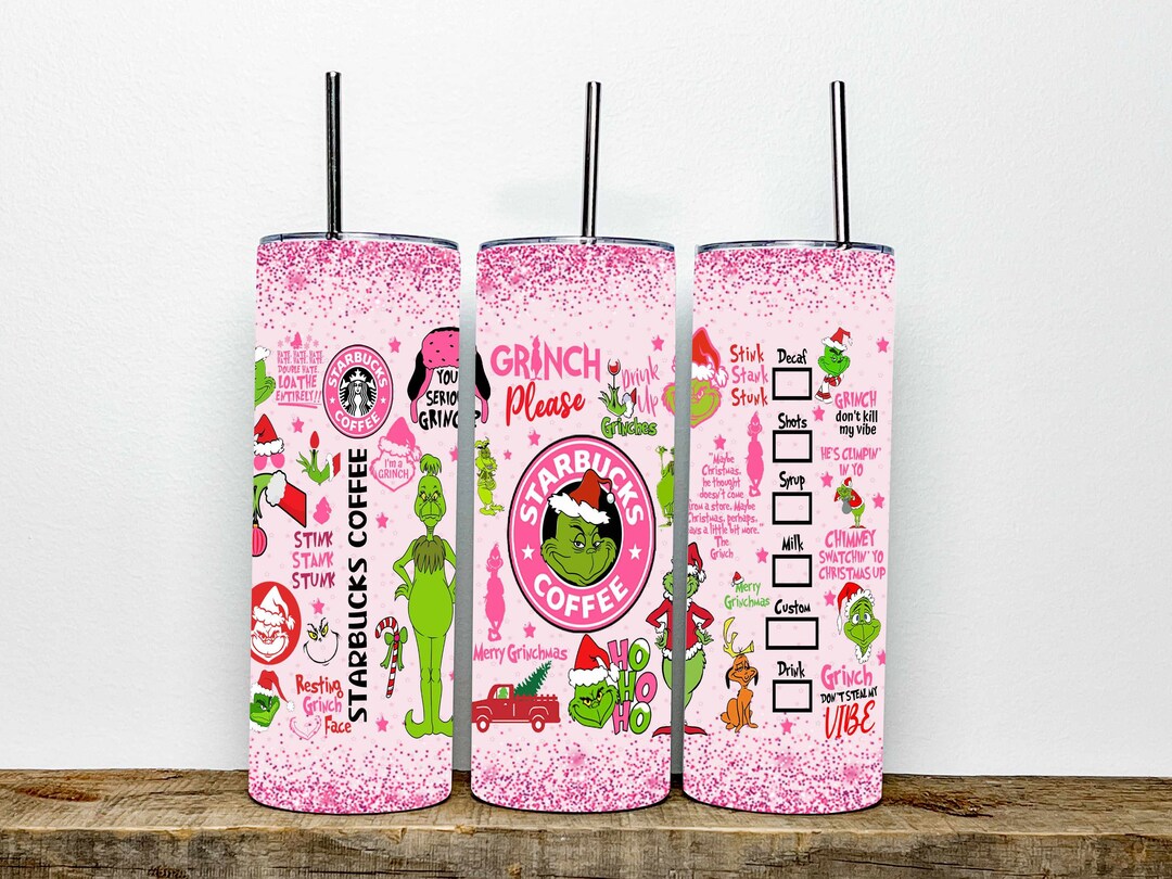 Pink Grinchmas Tumbler | Pink Grinchmas| Mean One Charismas | Stainless ...