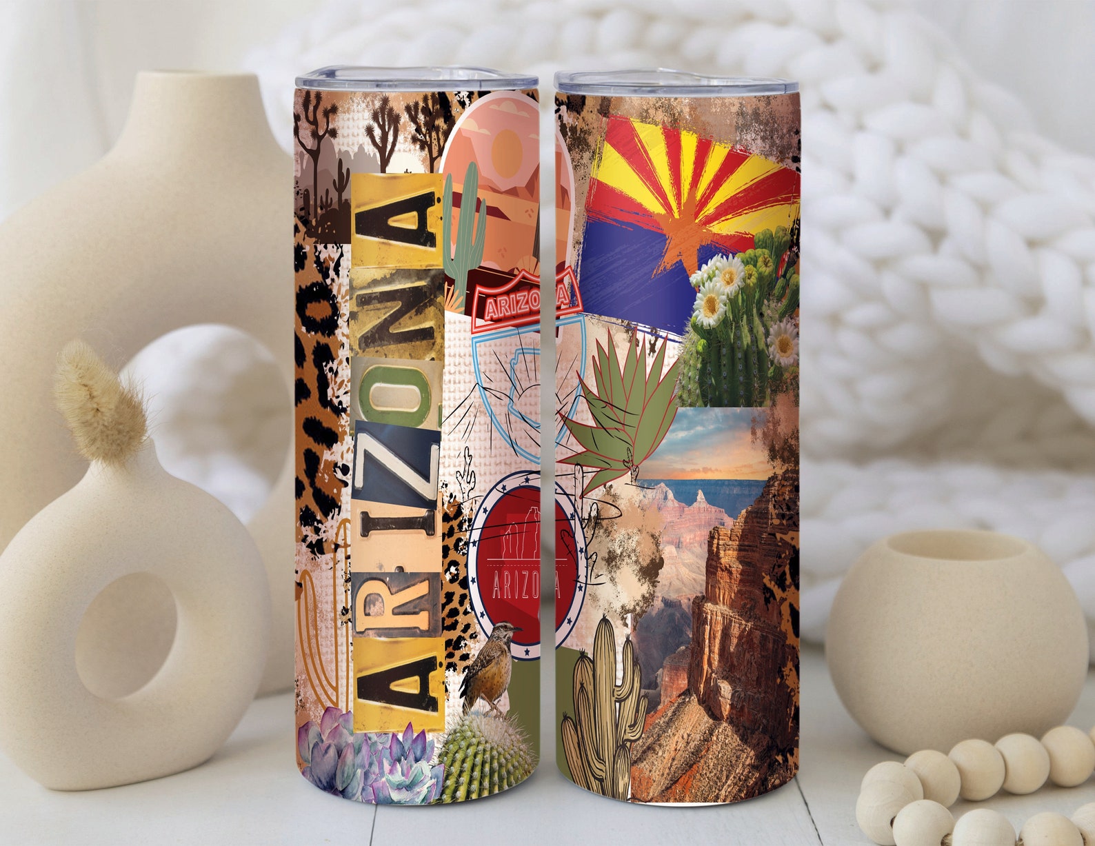 Arizona 20 Oz Tumbler With Straw | Arizona Map Tumbler| Arizona Home ...