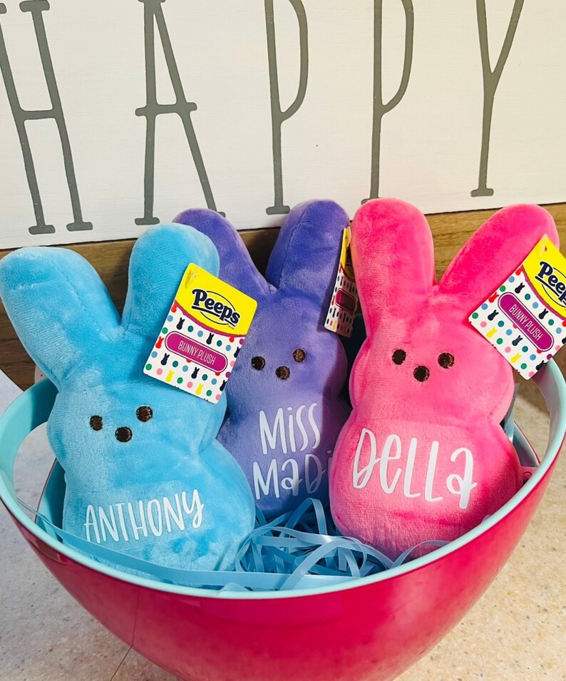 Personalized Easter Plushies! - Etsy