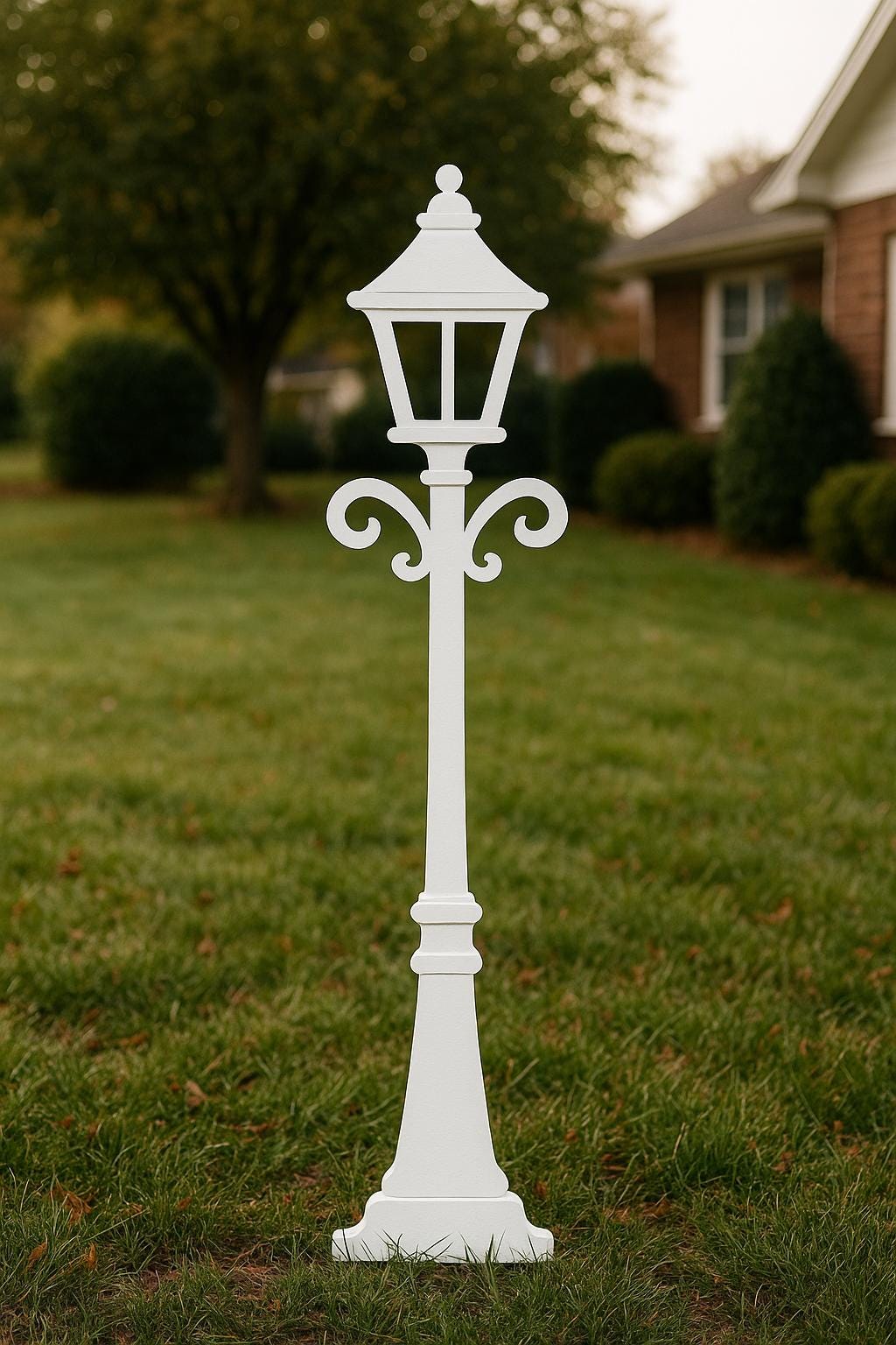 Lamp Post Cutout Silhouette Printable Trace and Cut Stencil Transfer ...