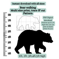 Bear Silhouette - Etsy