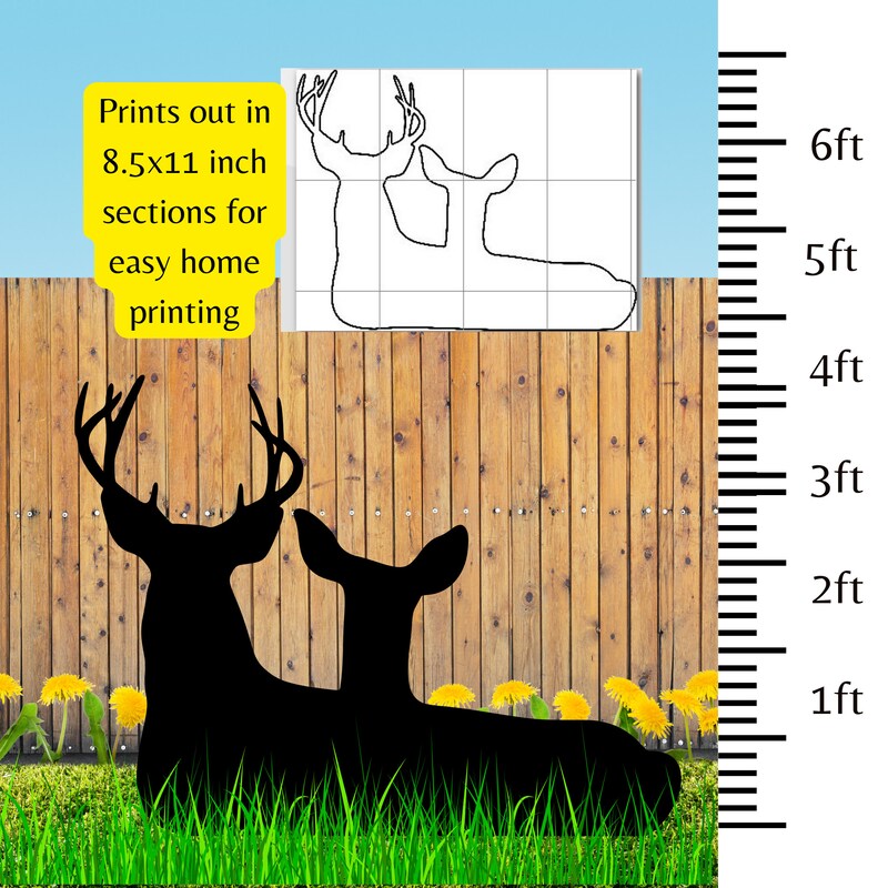 Doe Silhouette - Etsy