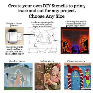 1ft 2ft 3ft 4ft 5ft 6ft Stand Template for Cardboard Cutout Standee ...