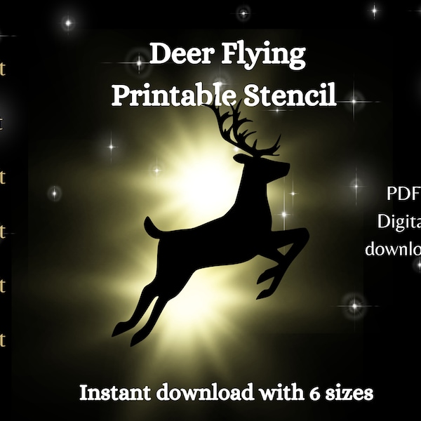 Flying Reindeer - Etsy