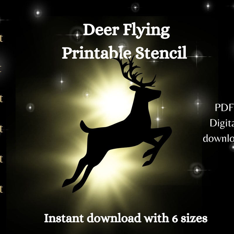 Reindeer Silhouette - Etsy