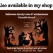 1 - 8ft Monster Tree PDF Template ,printable Trace and Cut Halloween ...