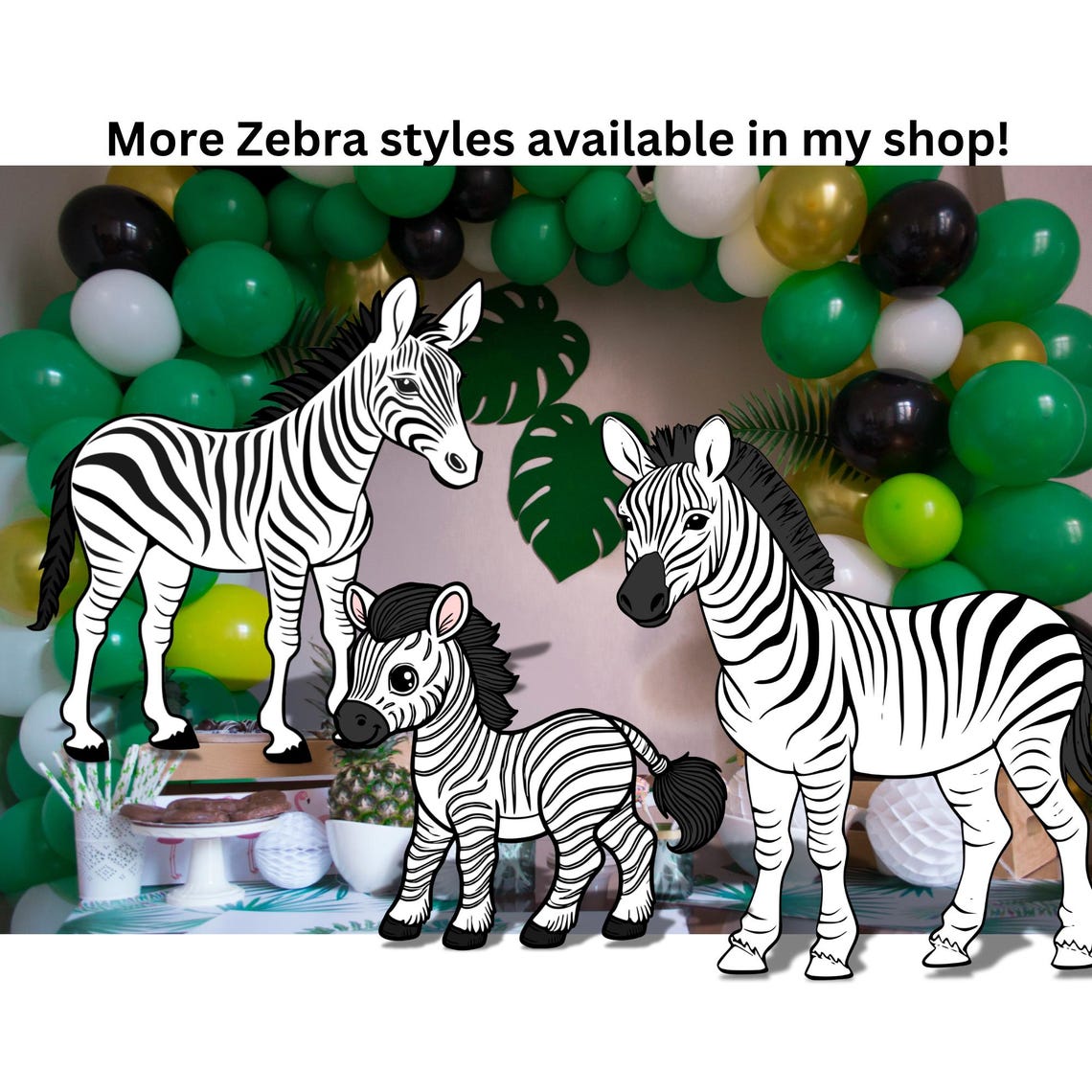 DIY Oversize Giraffe Prop Pdf Digital Color Standee Template ,printable ...