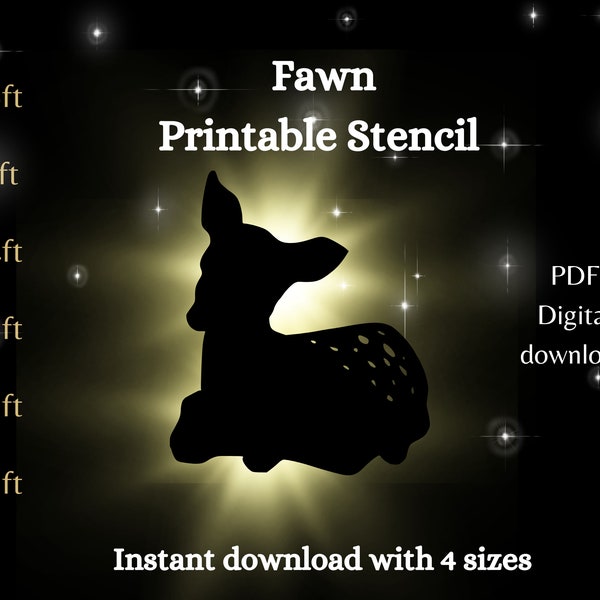 Fawn Silhouette - Etsy