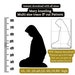 Mary Kneeling, Nativity Scene Silhouette Pattern PDF Template ...
