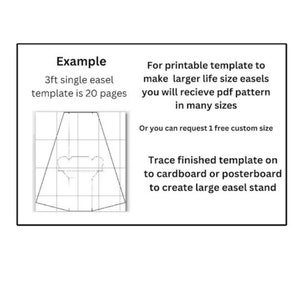 1ft 2ft 3ft 4ft 5ft 6ft Stand Template for Cardboard Cutout Standee ...