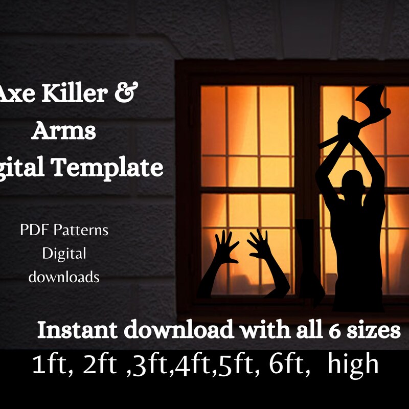 Halloween Window Silhouette - Etsy