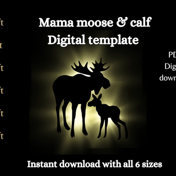 Moose Silhouette Yard - Etsy