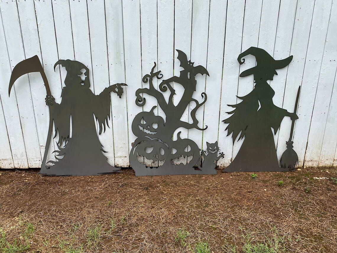 7ft 8ft Haunted Tree Yard Art Decoration Template, Print & Cut ...