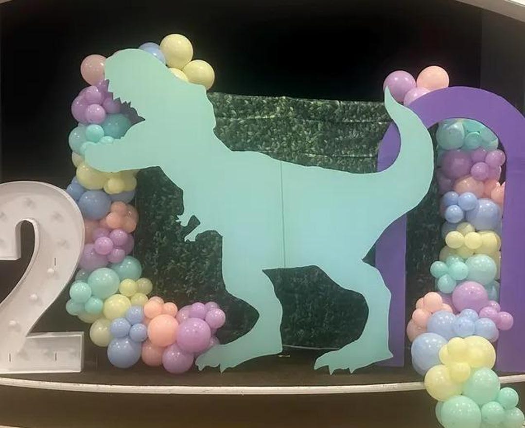 Life Size T Rex Roar PDF Pattern Stencil, Print Trace and Cut Digital ...