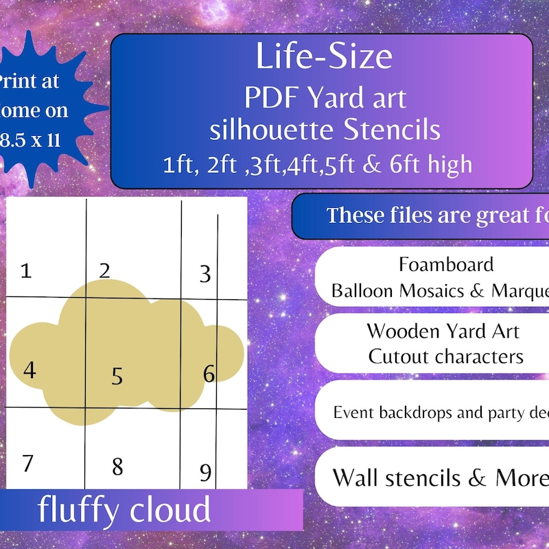 Cloud Cutouts for Decor - Etsy