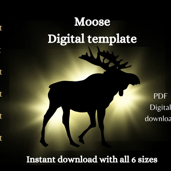 Moose Pattern - Etsy
